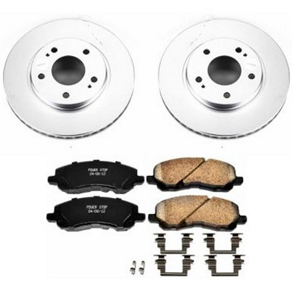 Power Stop 01年-05年 Chrysler Sebring フロント Z17 Evolution Geomet Coated ブレーキ キットメーカー：PowerStopメーカー品番：CRK1678・掲載画像は、カタログより抜粋...
