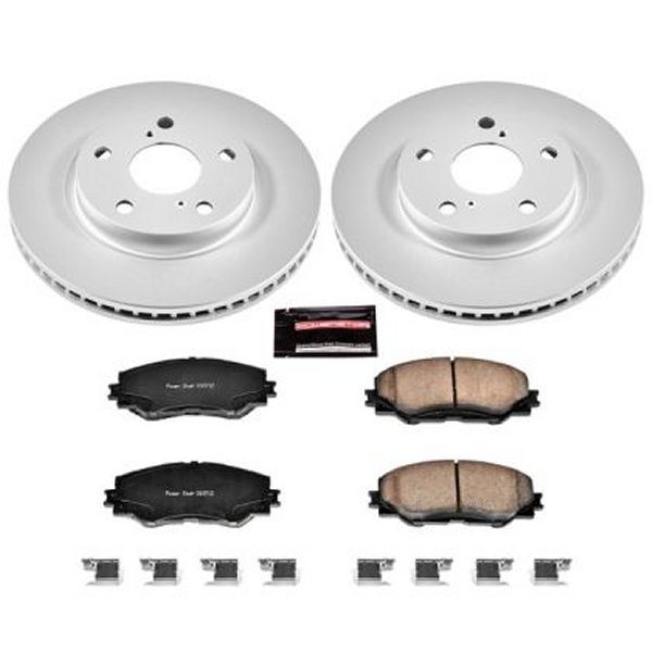 Power Stop 10年-12年 Lexus HS250h フロント Z17 Evolution Geomet Coated ブレーキ キットメーカー：PowerStopメーカー品番：CRK258・掲載画像は、カタログより抜粋した参考画...
