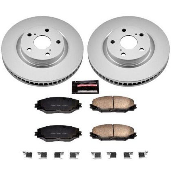 Power Stop 09年-10年 Pontiac Vibe フロント Z17 Evolution Geomet Coated ブレーキ キットメーカー：PowerStopメーカー品番：CRK3054・掲載画像は、カタログより抜粋した参考...