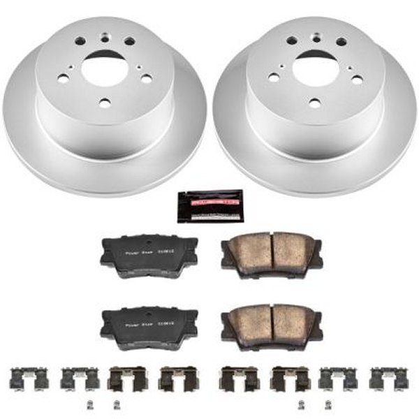 Power Stop 13年-18年 Lexus ES300h リヤ Z17 Evolution Geomet Coated ブレーキ キットメーカー：PowerStopメーカー品番：CRK6520・掲載画像は、カタログより抜粋した参考画像...