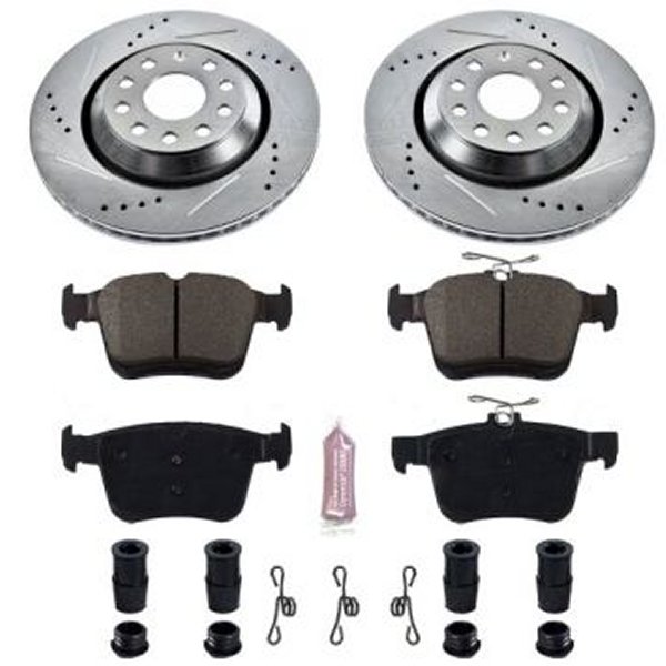 Power Stop 17年-18年 アウディ RS3 リヤ Z23 Evolution Sport ブレーキ キットメーカー：PowerStopメーカー品番：K7084・掲載画像は、カタログより抜粋した参考画像となっております。ご不安な場...