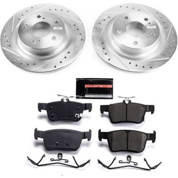 Power Stop 17年-19年 ホンダ シビック リヤ Z23 Evolution Sport ブレーキ キットメーカー：PowerStopメーカー品番：K7871・掲載画像は、カタログより抜粋した参考画像となっております。ご不安な場...