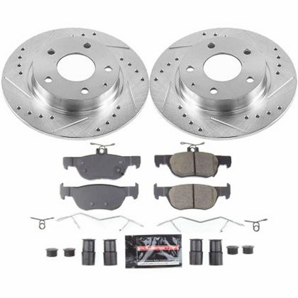 Power Stop 2019 マツダ 3 リヤ Z23 Evolution Sport ブレーキ キットメーカー：PowerStopメーカー品番：K8334・掲載画像は、カタログより抜粋した参考画像となっております。ご不安な場合は、メーカ...