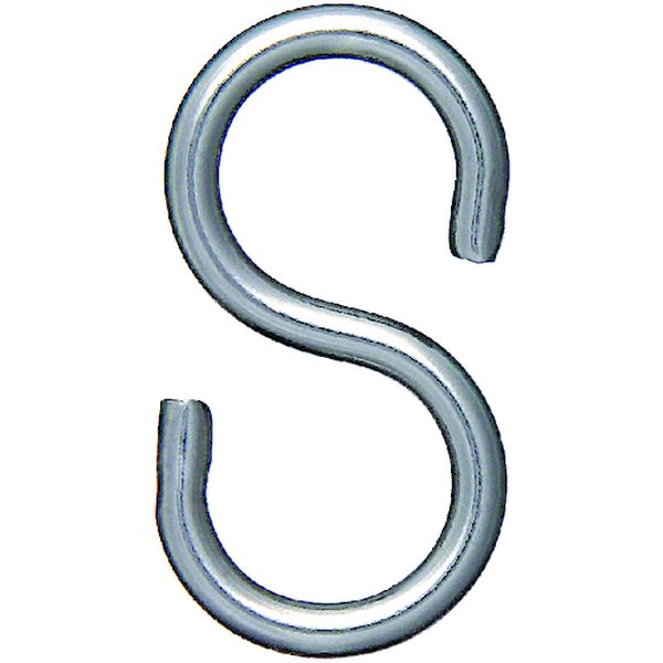 ・ベーシックな形状で安価なS字フックです。・水回りに最適なステンレス製です。・物の吊り下げ、引っ掛けとして。・使用荷重(kN)：0.0098・A(mm)：14.2・B(mm)：6.0・C(mm)：6.0・線径(mm)：1.6・参考使用荷重(...