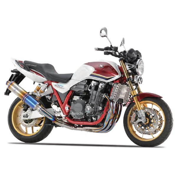 アールズギア r's gear フルエキゾースト FINAL記念モデル ワイバンクラシックR シングル UPタイプ21年以降 ホンダ CB1300SF/SBカラー:チタンドラッグブルー適合型式:8BL-SC54重量:4.8kg(STD:10...