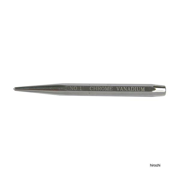 シグネット SIGNET 先端径3mm センターポンチ NO.1 全長100mm・全長(mm)：100・先端径（mm）：3・軸サイズ(mm)：8・美しいミラーメッキのセンターポンチ。60571楽天 HD店