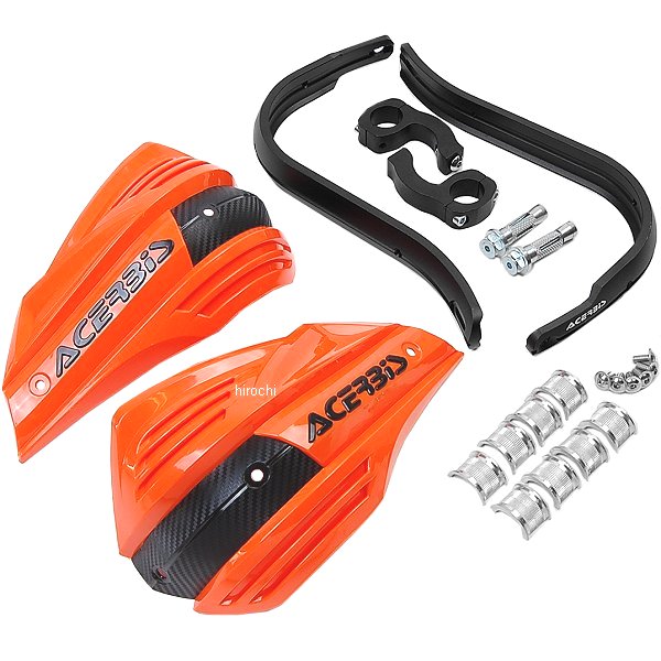 アチェルビス ACERBIS X-Factor ハンドガード オレンジ/黒2374191008楽天 HD店