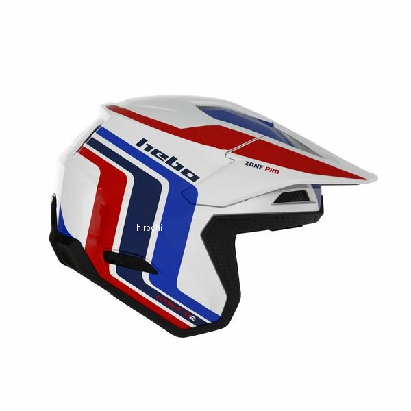 エボ HEBO ZONE PRO クラシックホワイト Mサイズ：Mカラー：クラシックホワイトHEBOのトライアルヘルメットZONE PROは、世界的に圧倒的なシェアを誇るZONE4の血統を受け継ぐ、トライアルスポーツ専用に設計されたヘルメッ...
