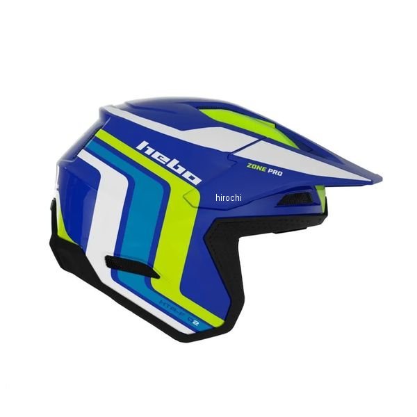 エボ HEBO ZONE PRO クラシックブルー Sサイズ：Sカラー：クラシックブルーHEBOのトライアルヘルメットZONE PROは、世界的に圧倒的なシェアを誇るZONE4の血統を受け継ぐ、トライアルスポーツ専用に設計されたヘルメットで...