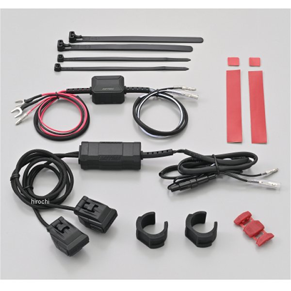 デイトナ バイク専用USB電源 Type-A+Type-A 2ポート【タイプ】USB Type-A+Type-A(QC3.0/QC3.0) 2ポート【入力】入力電圧:DC12.5V入力電圧範囲:DC12V-16V最大入力電流(無負荷):10...