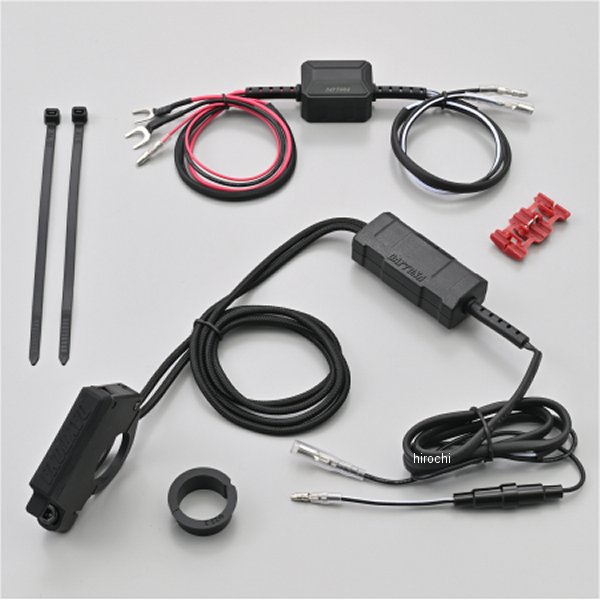 デイトナ バイク専用電源 スレンダーUSB Type-A+Type-A 2ポート【タイプ】USB Type-A+Type-A(QC3.0/QC3.0) 2ポート【取付径】φ22.2 / φ25.4【入力】入力電圧:DC12.5V入力電圧範囲...