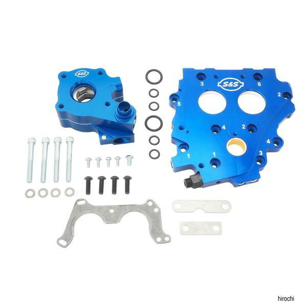 S&Sサイクル S&S Cycle S&S TC3 オイルポンプ&カムプレートセット 99-06年BT 本体：アルマイトブルーカラー：本体：アルマイトブルー素材:カムプレート・オイルポンプボディ：鍛造アルミビレット注意事項:施行には専門的知...