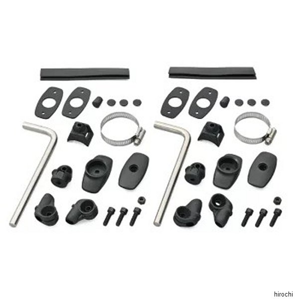 デイトナ ジビ D45 フロントフォーク/ハンドルクランプ フィッティング 補修品 左右セット・左右セットGIVIユニバーサルウインドスクリーン用補修部品。ハンドル&フロントフォーククランプフィッティングセット。対応商品・大型ウインドスクリ...