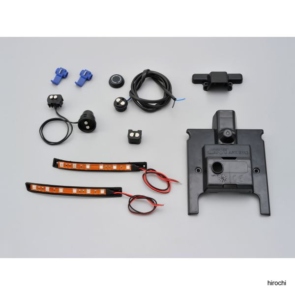 ジビ GIVI E160 後付ランプキット V56シリーズ用 LEDタイプ 赤V56シリーズ用OPTIONランプキット。LED色は赤です。 V56NT/NNT（TECHスモークレンズ仕様）にも使用可能。 ※ハイマウントストップランプ付き車に...