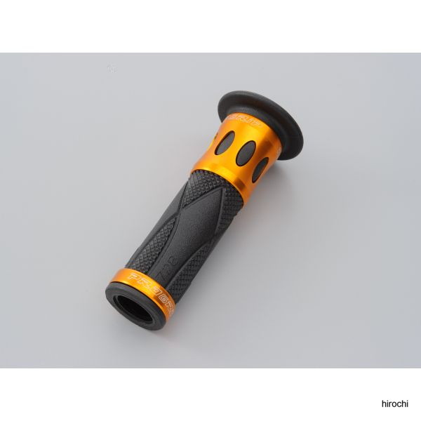 プログリップ PRO-GRIP グリップ 貫通 アルミリングタイプ汎用カラー:ブラック/ゴールドエンド貫通材質:スタンダードラバー長さ:122mm、内径22/25mm※グリップをお選びの際は、純正グリップのサイズをご確認の上、お求めください...