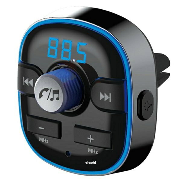 カシムラ FMトランスミッター フルバンド USB エアコン取付け ブラックカラー：ブラックBluetooth対応のスマートフォン/iPhoneの音楽やワンセグ音声をワイヤレスで受信、カーステレオから聴くことができます。Bluetoothバ...