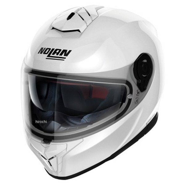 ノーラン NOLAN フルフェイスヘルメット N80-8 ソリッドサイズ:L(59-60cm)カラー:メタルホワイト/5アウターシェル材質:ハイファンクション・ハイグレードLEXAN　ポリカーボネート内装:脱着洗濯可能あごひも:マイクロロッ...