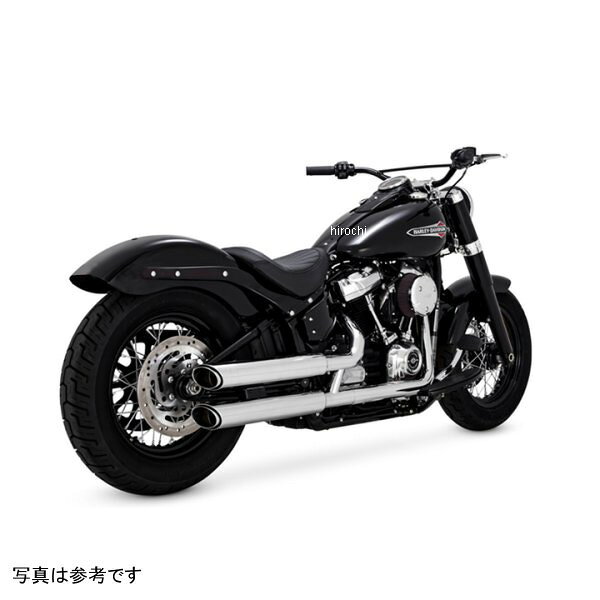バンス＆ハインズ VANCE&HINES TwinSlash 3in Slip-on PCX ツインスラッシュ 3インチスリップオン クローム マフラー 20年-21年 ハーレー FXST ソフテイル スタンダード20年-21年 ハーレー ...