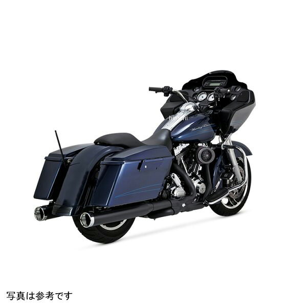 バンス＆ハインズ VANCE&HINES PowerDuals PCX パワーデュアルズ ヘッドパイプ ブラック マフラー 09年-16年 ハーレー ツーリングファミリー09年-16年 ハーレー ツーリングファミリーバンスの革新的な触媒技術...