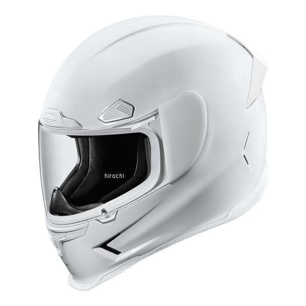 アイコン ICON フルフェイスヘルメット AIRFRAME PRO グロスホワイト Mサイズ：Mカラー：グロスホワイトシェル：ファイバーグラス/ダイニーマ/カーボンファイバー重量：1,625g(Carbon 1,500g) Medium ...