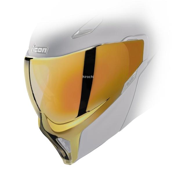 アイコン ICON シールド THRESHOLD 25Kゴールドカラー：25Kゴールド「スレッシュホールド シールド」は、スレッシュホールドヘルメット専用シールドです。・曇り止め加工・コーティングを施したシールドはUVカット効果もあります。...