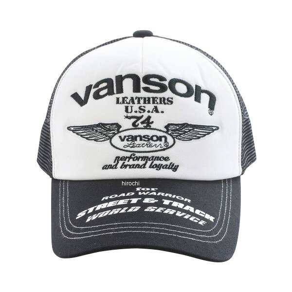 バンソン VANSON 2026年春夏モデル メッシュキャップ フリーサイズ BK/WHサイズ：フリーカラー：ブラック/ホワイト素材:コットン+メッシュVANSON人気春夏アイテムのメッシュキャップ。コットン素材とメッシュの組合せです。縫い...
