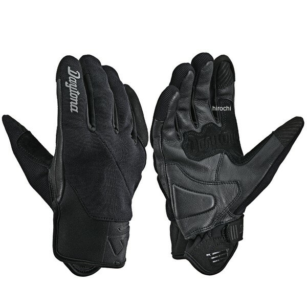 デイトナスラッシュエアスルーグローブ ヤギ革 スマホ対応 DG-032 ブラック Sサイズサイズ：Sカラー：ブラック軽さと装着感にこだわった夏向けメッシュグローブ。手の甲には目立ちにくい隠しソフトプロテクターを内蔵し、スマートな外観を保ちな...