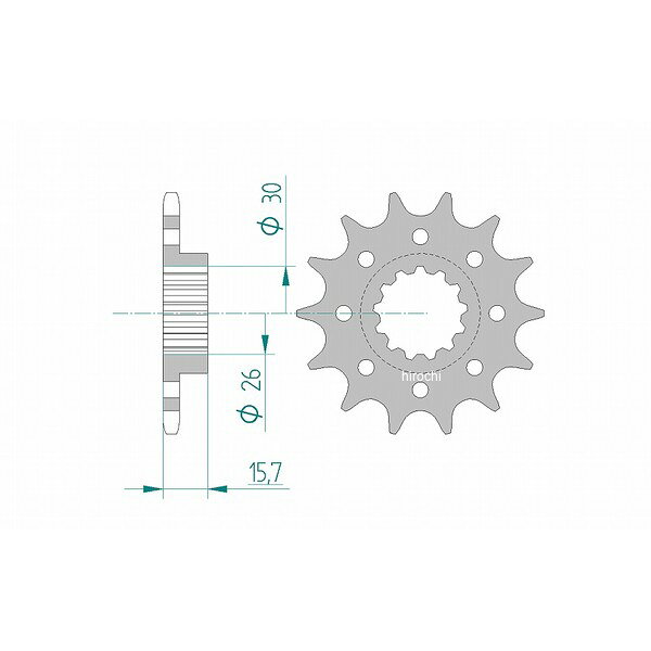 アファム AFAM フロントスプロケット 16T/520 ホンダ 87年 VFR750R RC3087年 ホンダ VFR750R RC30歯数[丁数]：16Tチェーンサイズ：520材質[素材]：スチール20604-16楽天 HD店