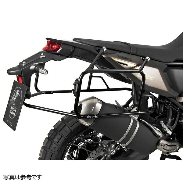 ヘプコアンドベッカー HEPCO&BECKER サイドケースホルダー 19年-24年 Tenere 70019年-24年 ヤマハ Tenere 700 マフラーを逃がすため 左右非対称形状 マフラー側に30L 反対側に40Lのケースを搭載す...