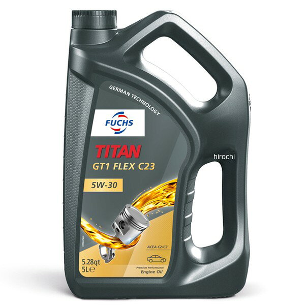 フックス FUCHS エンジンオイル TITAN GT1 FLEX C23 5W-30 5L容量:5L規格:ACEA C2/C3API SP承認:BMW LONGLIFE-04MB-APPROVAL 229.31/229.51/229.52...