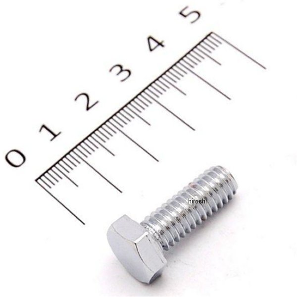 六角ボルト クローム 5/16-18 X 首下 7/8インチ(1個売り)DS-190612-ea楽天 HD店　