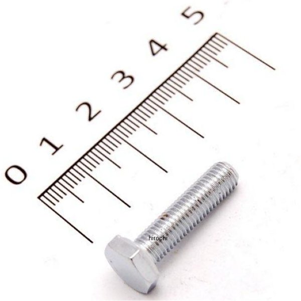 六角ボルト クローム 1/4-28 X 首下 1インチ(1個売り)DS-190629-ea楽天 HD店　