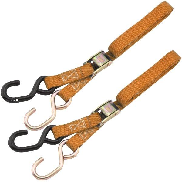 バイクマスター BikeMaster タイダウンベルト 1インチ(2.54cm) x 72インチ(182cm) オレンジ2本セット100505楽天 HD店