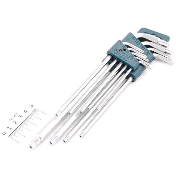 シグネット 9PC ロング ヘクスローブレンチセットセット内容：T10、T15、T20、T25、T27、T30、T40、T45、T50長軸：イジリ止め付きへクスローブ短軸：へクスローブ単品での販売は致しておりません。ホルダー付35225-S...