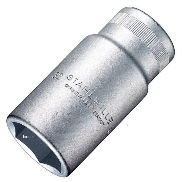 56-27 スタビレー STAHLWILLE (3/4sq)ディープソケット (6角)です。差込角：3/4"SQミリロングタイプサイズ：27mm全長(L)：90mmソケット部外径(d1)：38.5mm差込部外径(d2)：38mm深さ(t)：...