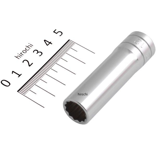 9.5sq ディープソケット(12角) 12mmB3L-12W-KC楽天 HD店　