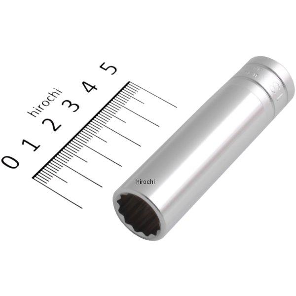 9.5sq ディープソケット(12角) 13mmB3L-13W-KC楽天 HD店　