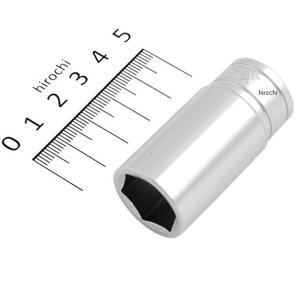 9.5sq セミディープソケット(6角) 17mmB3M-17-KC楽天 HD店　