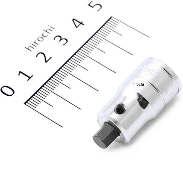 9.5sq スタッビヘキサゴンビットソケット 6mmビットの交換が可能です。BT3-06SS-KC楽天 HD店　