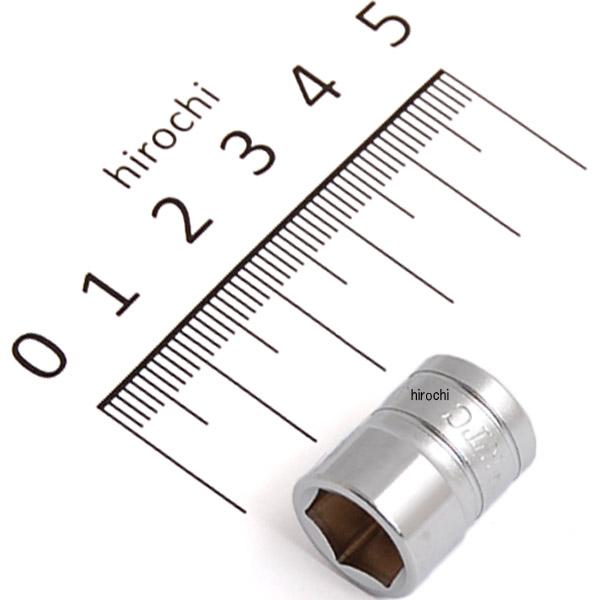 B2-10 6.3sq ソケット(6角) 10mmB2-10-KC楽天 HD店　