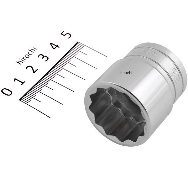 12.7sq ソケット(12角) 26mmB4-26W-KC楽天 HD店　
