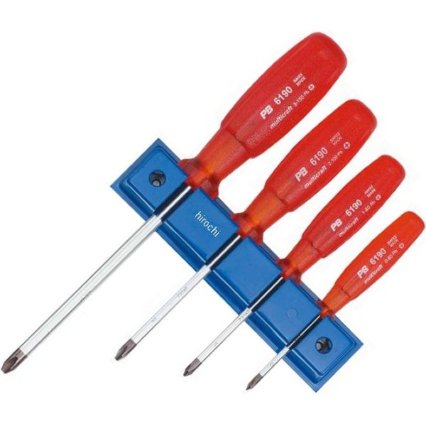 6242 PBスイスツールズ PB Swiss Tools マルチクラフト ドライバー セット ホルダー付です。質量(g)：449マルチクラフトグリップは外径が大きく、トルクがかけやすくなっています。マルチクラフトグリップは、ざらっとした肌...