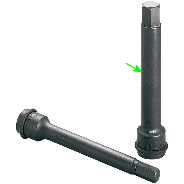 インパクト用 ロングヘキサゴンソケット 対辺 17mm 長さ 150mm 差込角 12.7mm (1/2インチ) 4AH-17L楽天 HD店