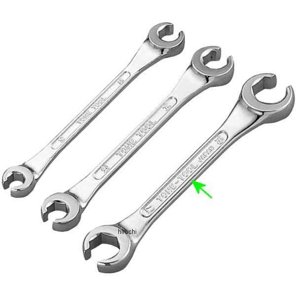 フレアナットレンチ 両口 対辺 17-19mm 長さ 165mm M26-1719楽天 HD店