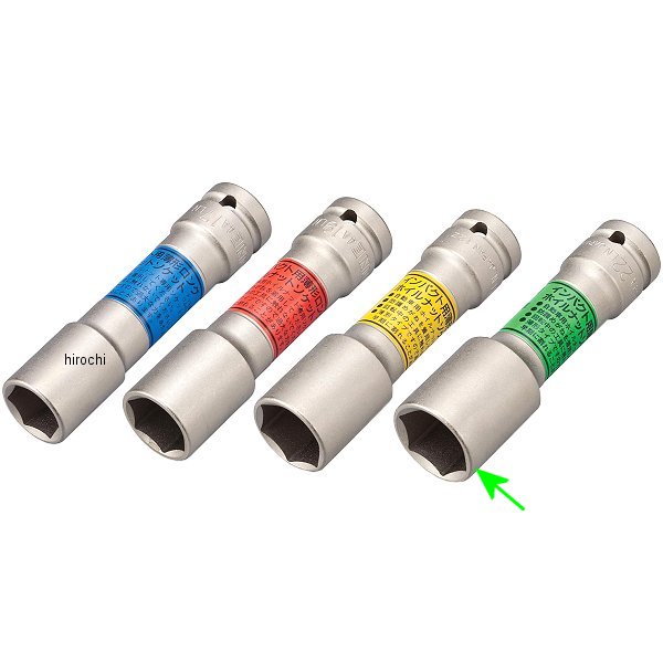 インパクト用 薄形ロングホイルナットソケット 対辺 22mm 長さ 100mm 差込角 12.7mm (1/2インチ) 4A-22LN楽天 HD店