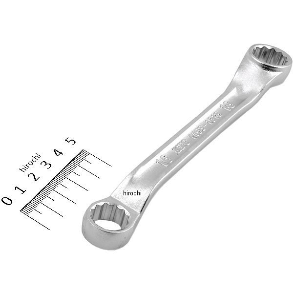 KTC 45°×6°ショートめがねレンチ 16mm×18mmM5S-1618-KC楽天 HD店　