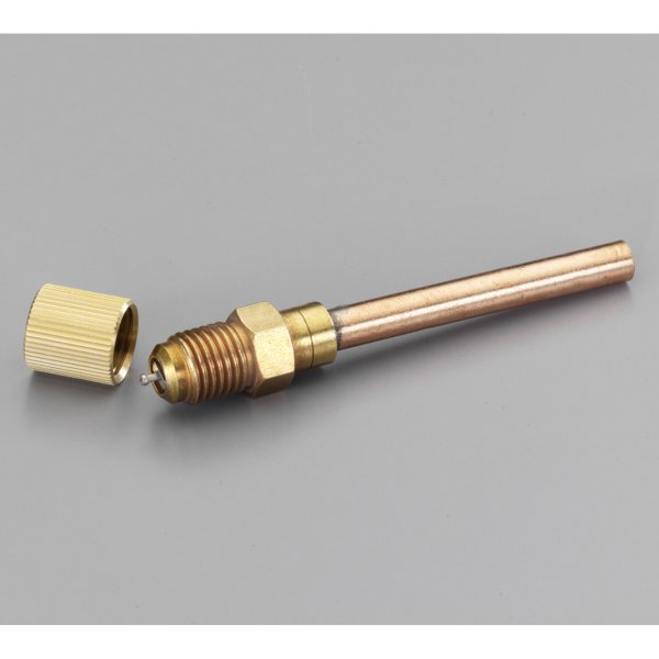 銅管長さ：50mm銅管サイズ：1/4"(6.35mm)ムシ付1/4"フレアーHFC使用可能000012002593 HD　