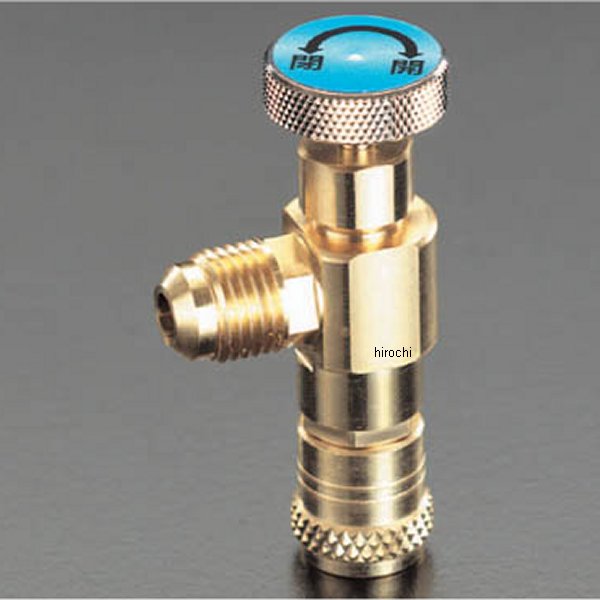 全長：57から62mm適用冷媒：R134a接続径：M10(P1.5)XM10(P1.5)チャージホース先端に取付けて使用することにより冷媒の吹出しがなく安全に作業できます。000012025758 HD　