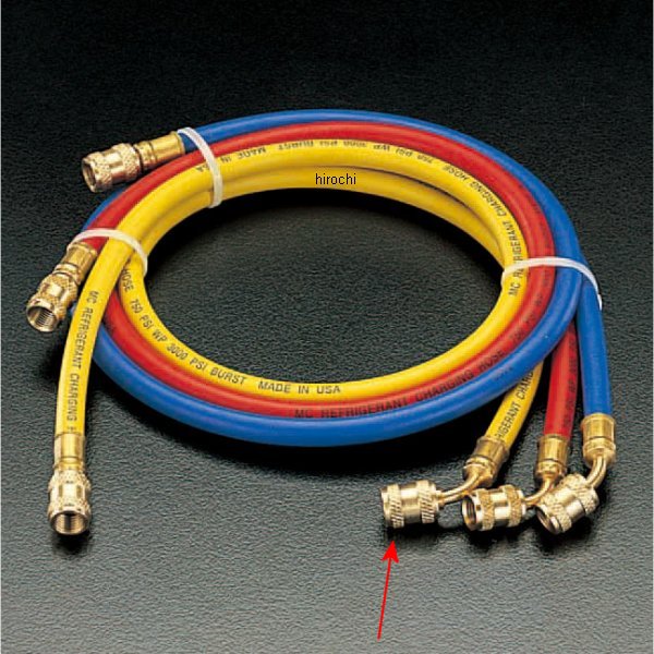 ねじサイズ：UNF7/16-20(1/4"フレア)使用圧力：3.45MPa全長：100cmカラー：黄入数：1本000012060822 HD　