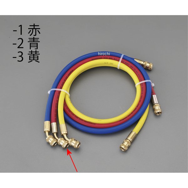 ねじサイズ：M12X1.75全長：150cmカラー：赤入数：1本カーエアコン接続用です。000012205357 HD　